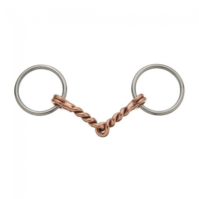 Mors Loose Ring torsadé ( miniature ) – Boutique équestre Centor